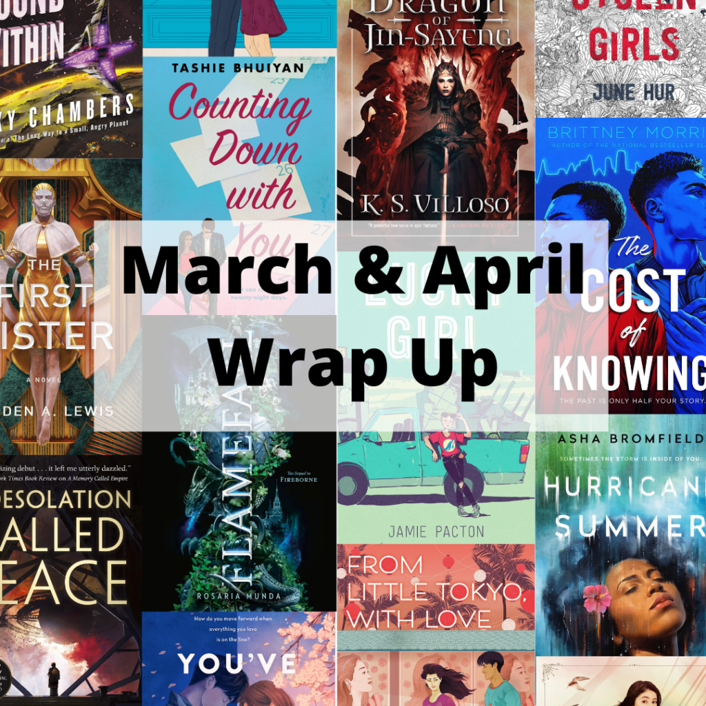 March and April Wrap Up - Utopia State of Mind