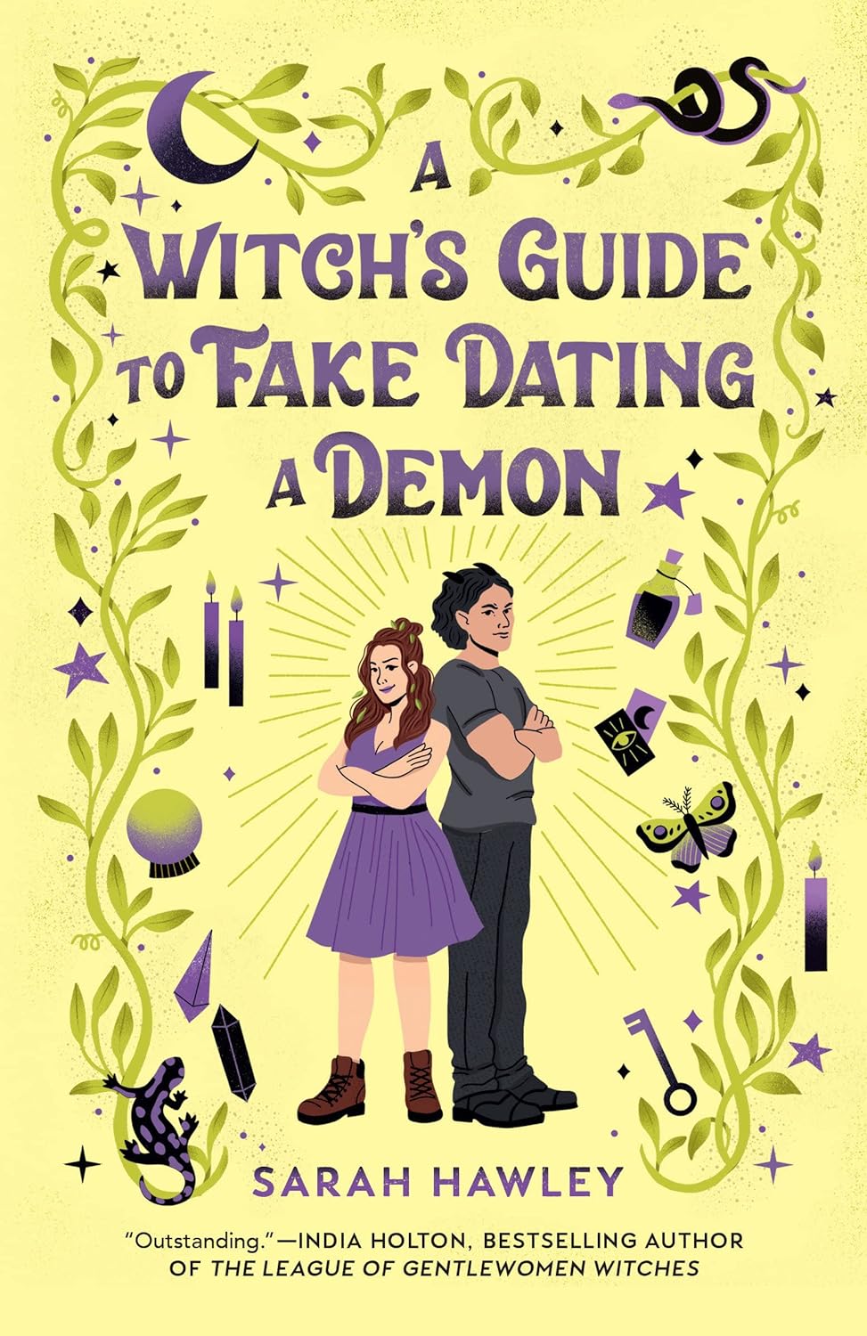 Review: A Witch's Guide to Fake Dating a Demon by Sarah Hawley - Utopia ...